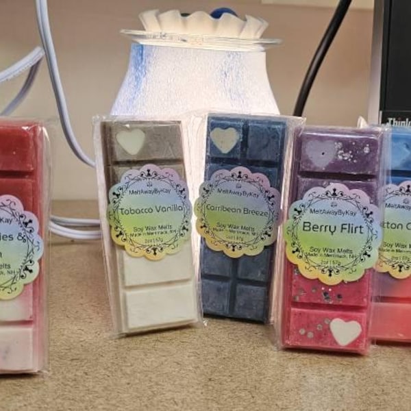 10 Piece Fruit Loop Wax Melt Snap Bar Sweet Strong Scented Sparkly ...
