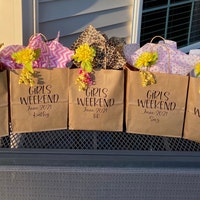 Girls Weekend Gift Bag Girls Getaway Gift Bag Personalized Gift Bag ...