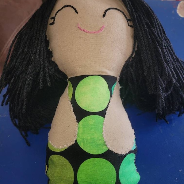 PDF Simple Rag Doll Sewing PATTERN & Tutorial - Doll Pattern for ...