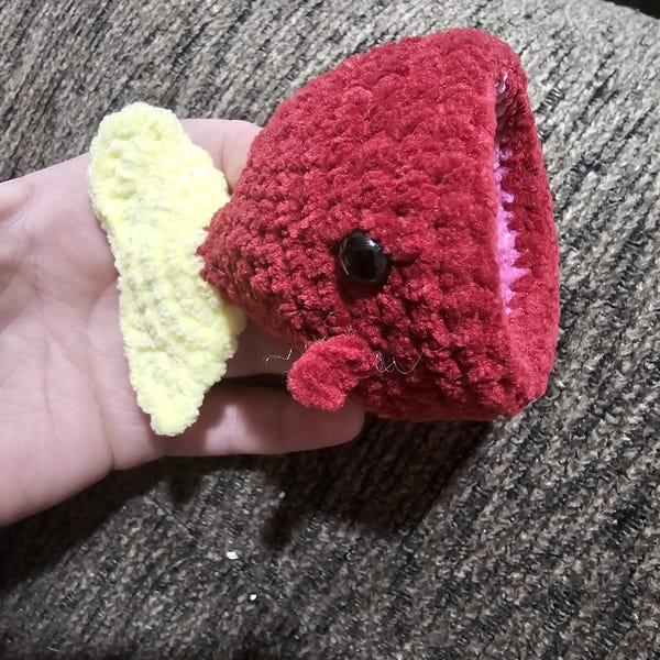 PATTERN: No Sew Flip the Fish Pattern - Amigurumi Funny Fish Pattern ...