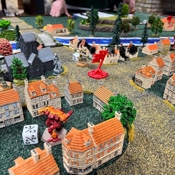 Normandy Overlord Village Cafe WWII Tabletop Wargaming Terrain Bolt ...