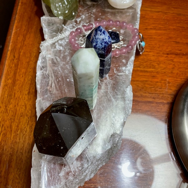 Sturdy Acrylic Base Metal Display Stand for Crystal Specimen, Slab ...