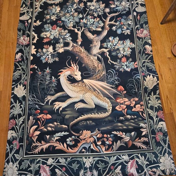 Fantasy Inspired Area Rug | Dark Academia Gothic Book Nook Decor ...