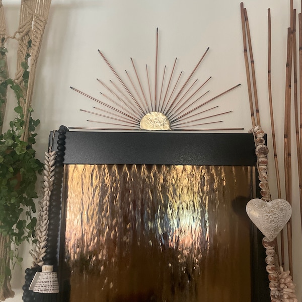 Abstract Metal Wall Art, Metal SUNBURST, Metal Sun, Abstract Art, Wall ...