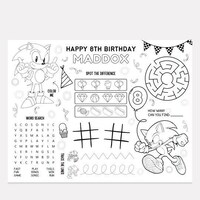 Printable Jollibee Birthday Coloring Placemat Personalized Jollibee ...