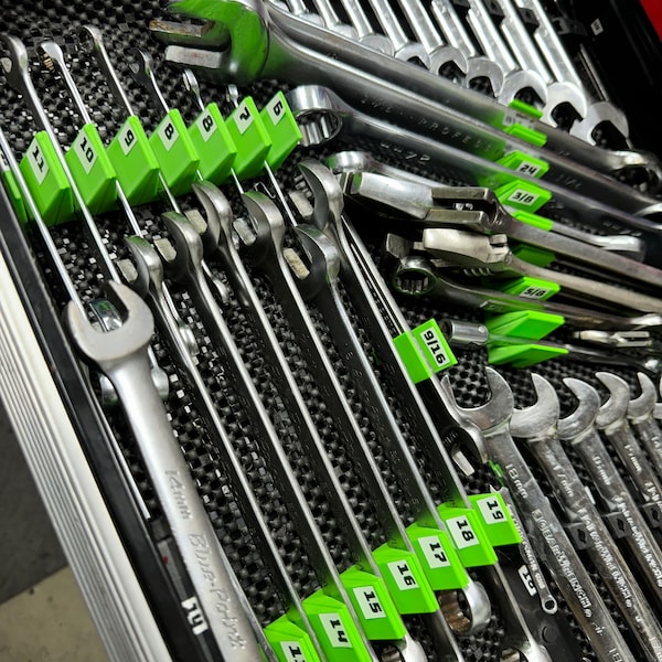 Pack of 5 Modular Tool Box Wrench Organizer (multiple Colors Available ...