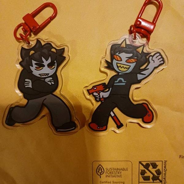 Homestuck Character Keychains - Etsy