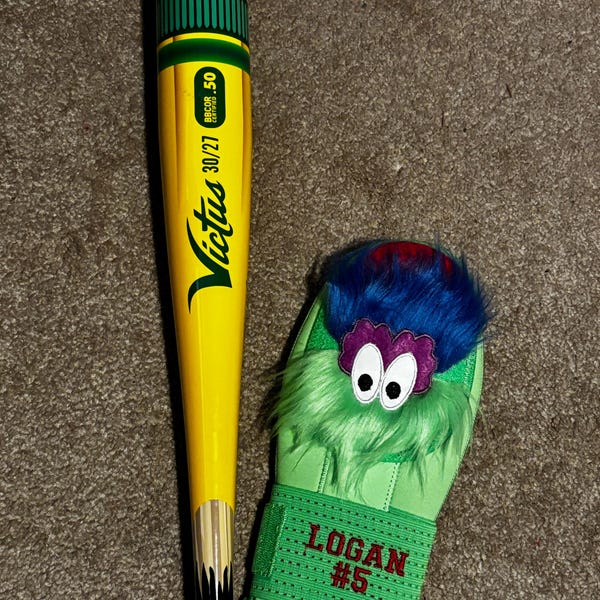 Phillies Phanatic Youth Sliding Mitt Green- FREE Personalization - Etsy