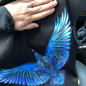 Raven Scarf Raven Gift Gift for Her Game of Thrones Winged | Etsy