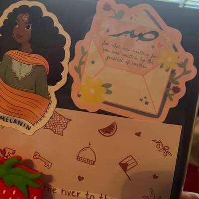 Strong Muslimah Sticker,cute Hijabi Sticker,cute Muslim Stickers,muslim ...