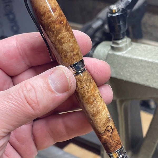 Premium Spalted Red Oak Burl Pen Blanks- Cactus Juice Resin Hybrid for ...