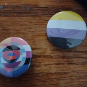Custom Pride Flag Button LGBTQ Pride - Etsy