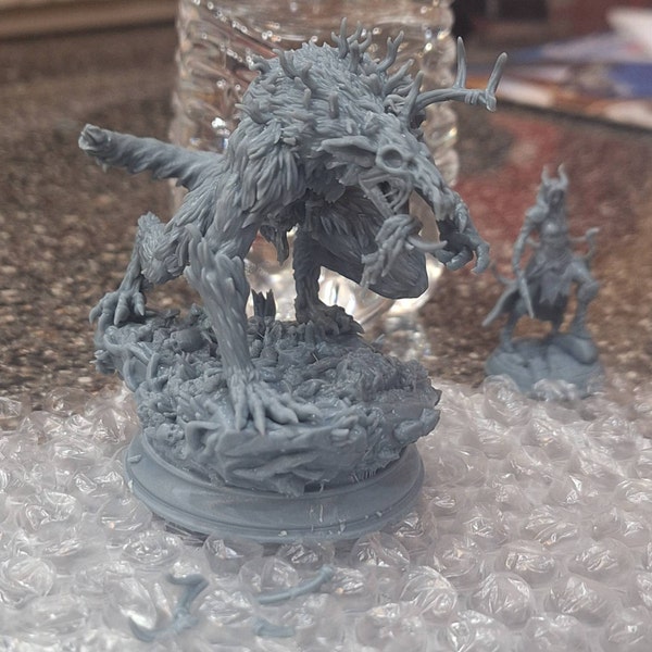 Forest Beast, Tarrasque D&D 5e 28mm,32mm Scales 145mm Long, 95mm Height ...