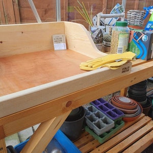 Large Wooden Potting Tray - Etsy UK