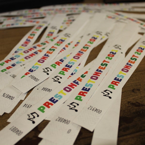 Custom Festival Event Wristband / Kid Medical Id Bracelet Paper Armband ...