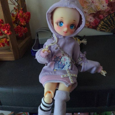 1/3 BJD SD Dress & Headdress Set black BJD Doll Clothes Outfit - Etsy