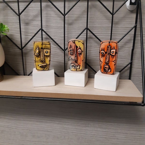 Mini Desk Sculpture, Art Wedding Gift for Guest, Art Gifts for ...