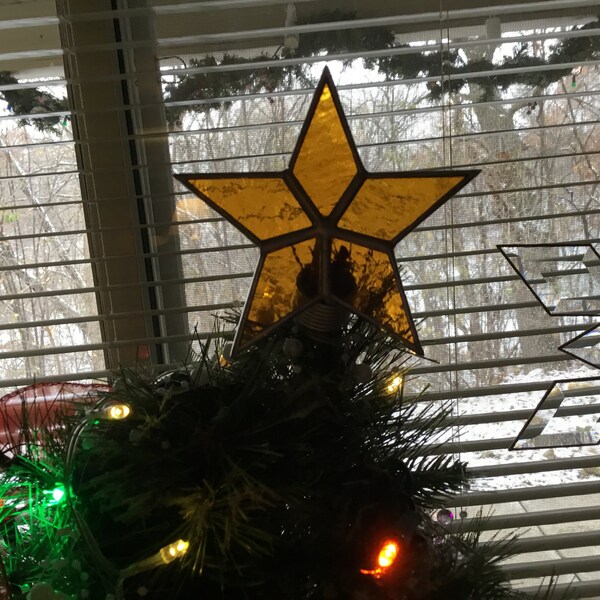 Moon and Star Tree Topper for Small Table Top Trees - Etsy