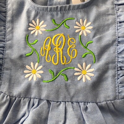 Daisy Embroidery Frame 5 Sizes 10 Formats PES DST Digital Machine ...