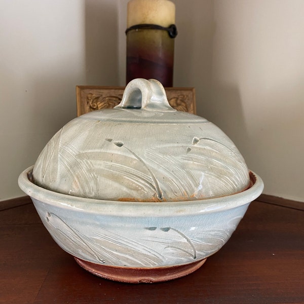 Vase, Single Stem, Ceramic Vase - Shino - - Wood Fired Stoneware ...