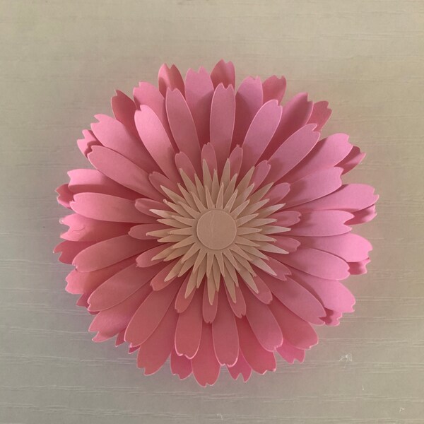 SVG/DXF Gerbera Daisy Template Paper Flower - Etsy