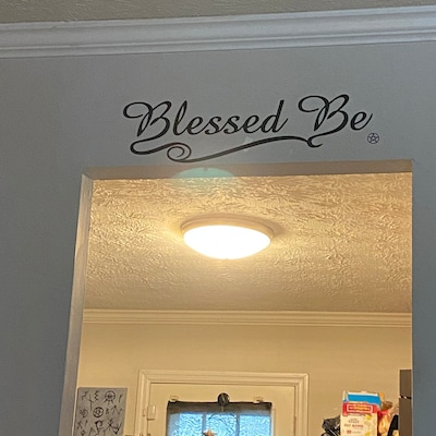 Blessed Be Wall Art Decal, Pagan Wiccan Saying, Witchy Art - Etsy