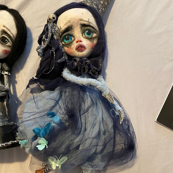 Ooak Doll-handmade Doll-ooak Art Doll-witch Doll-ooak Witch Doll-dark ...
