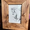 3-pack, 5x7 (1x2 Pine) Stained Wood Frames. Great Country Appeal ...