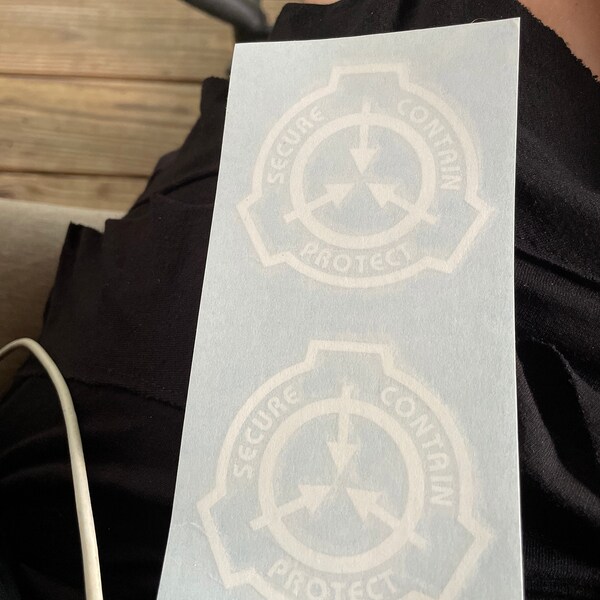 SCP Circle Logo Die Cut Decal Sticker - With or Without Words NEW SIZE ...
