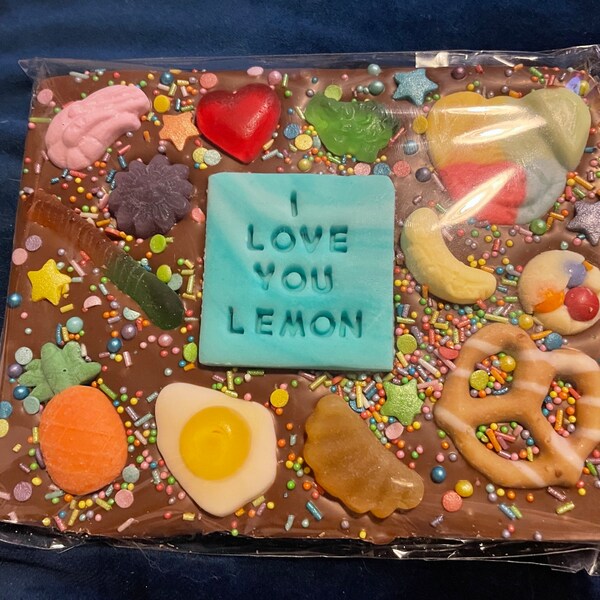 Personalised Chocolate Slab, Birthday, Thank You, Gift - Etsy UK