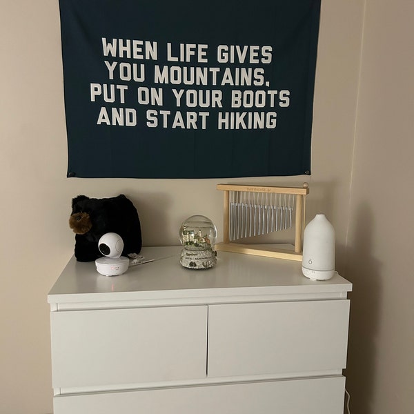 Checkered Custom Name Banner, Personalized Banner Flag, Wall Art ...