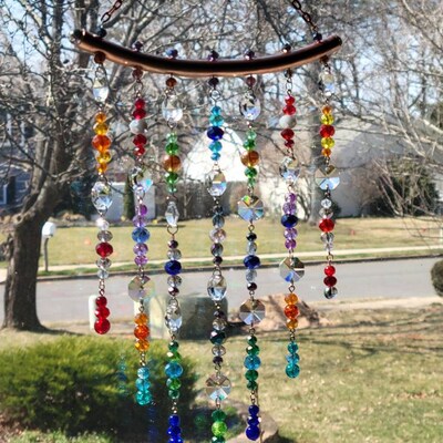 Crystal Prism Window Hanging, Suncatcher, Window Hanging Decorations ...