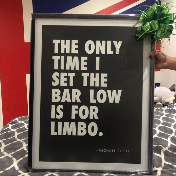 Michael Scott Office Quote DIY Printable Wall Art, the Only Time I Set ...