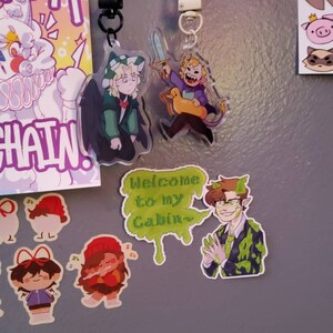 QSMP Charm Series 2.5 Inch Scruffed Cubitos Quackity, Wilbur, Philza ...
