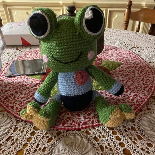 Crochet Pattern Frog Little Frog Frogling Colorful Frog - Etsy