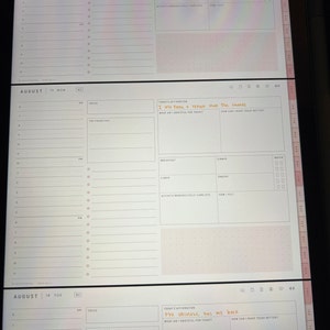 Digital Planner Goodnotes Planner UNDATED REUSABLE Any Year - Etsy