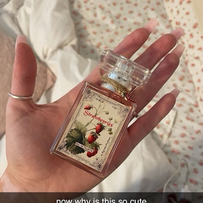 Strawberry Perfume Spray Eau De Toilette Water Toilet Fruit Red Berries ...