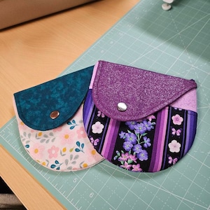 Round Wing Zipper Pouch PDF Sewing Pattern - Etsy