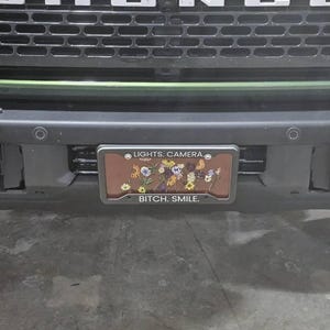 Police Support License Plate Frame | Thin Blue Line License Plate Cover ...