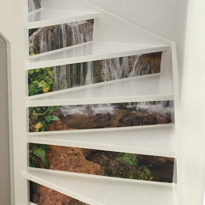 Stair Riser Vinyl Decals Stairs Risers Stickers 3d Stick and Peel Decal ...