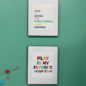 Executive Functioning Poster, Cognition Print, Neurology Art, Therapy ...