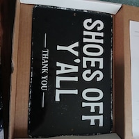 Please Leave Door Open Thank You Sign Indoor or Outdoor Metal Wall Art ...