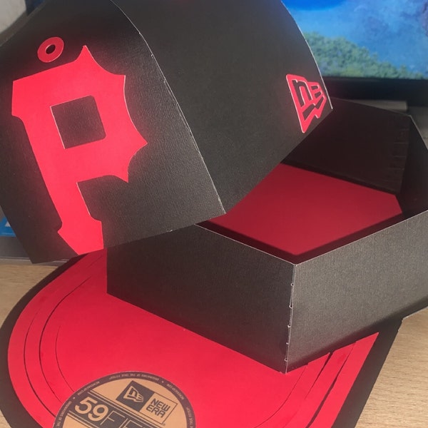 Baseball Cap Box Svg, Baseball Cap Template Printable, Favor Box Svg ...