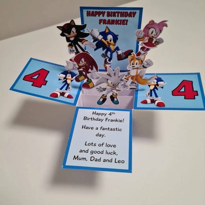 Sonic the Hedgehog Card-in-a-box - Etsy Australia
