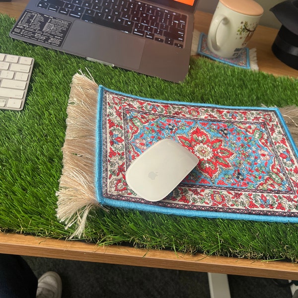 Mouse Pad, Beautiful Turkish Carpet Mousepad, Rug Mouse Mat, Office ...