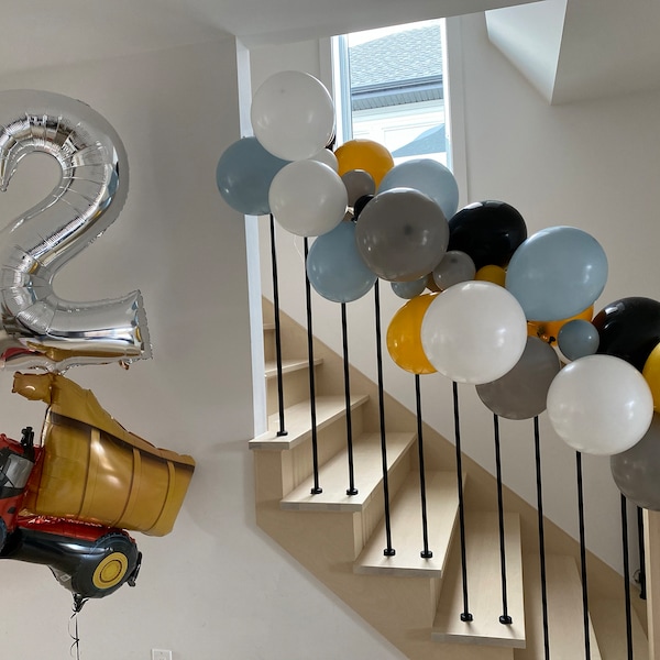 Construction Balloon Garland | DIY Balloon Garland Kit | Construction ...