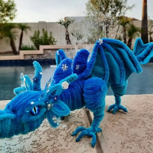 Pipe Cleaner Dragon DIY Kit & Tutorial, Chenille Stem, Dragon Doll ...