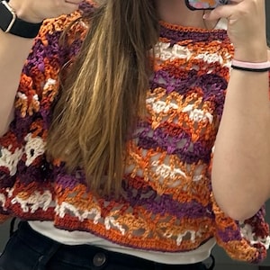 PATTERN // Crochet Totally Textured Top - Etsy