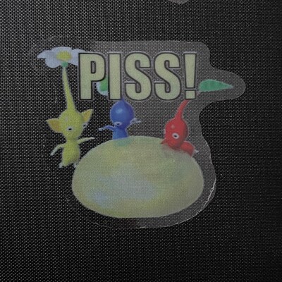 Pikmin PISS Satin and Archival Matte Posters black - Etsy