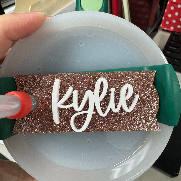 Custom Tumbler Name Tag, Name Tag for Tumbler, Stanley Name Tag ...